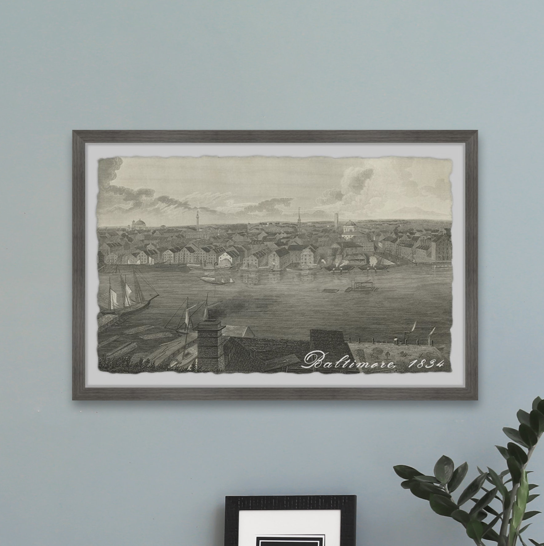 Charlton Home Baltimore View - Picture Frame Print - Wayfair Canada