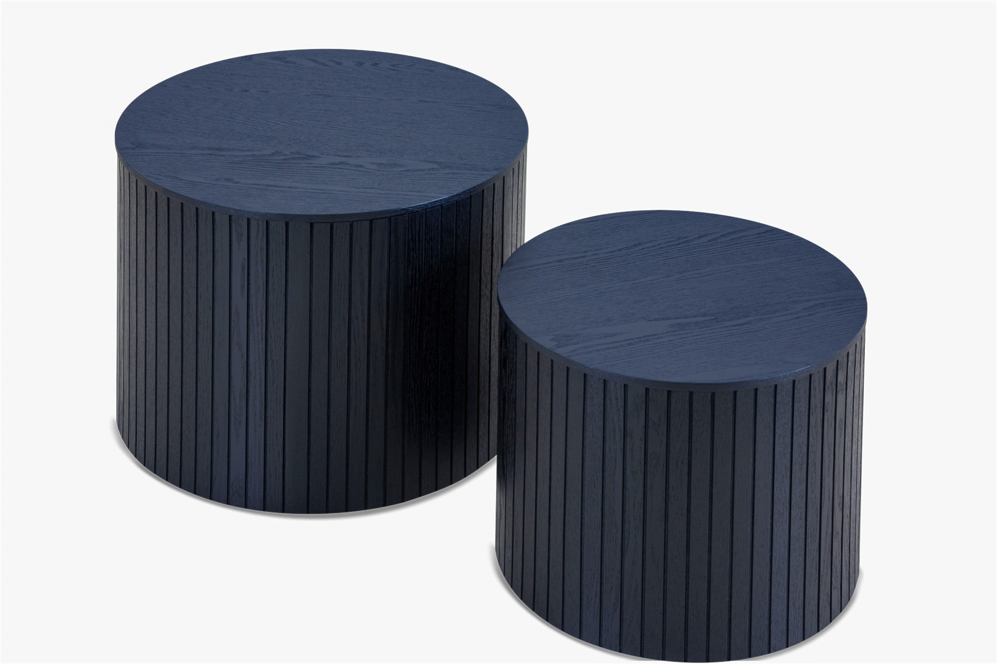 STYLISH Nested Table Set 2 Pieces, MDF Coffee Table Set Living Room ...