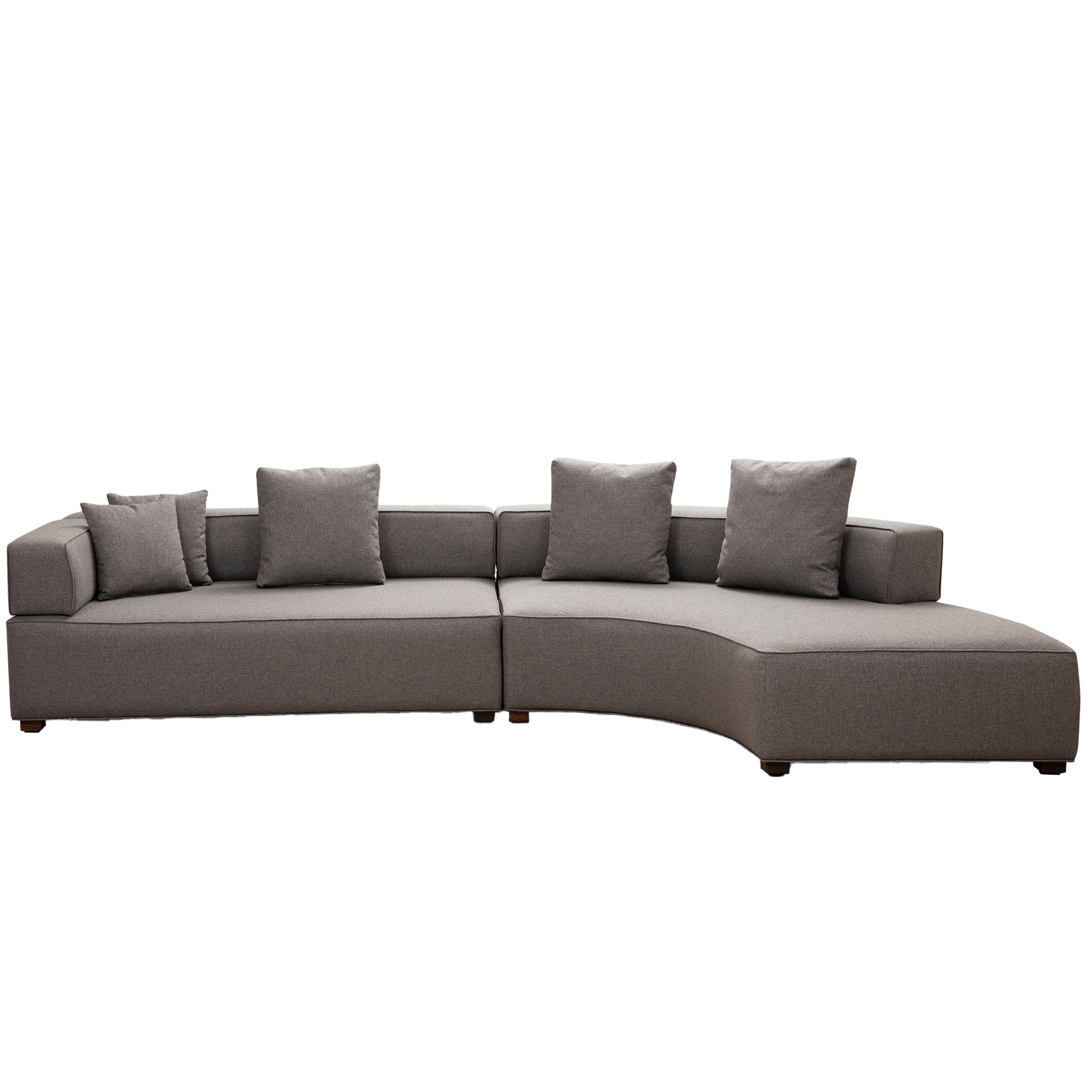 SpiritHome Sectional Curved Corner Sofa | Wayfair