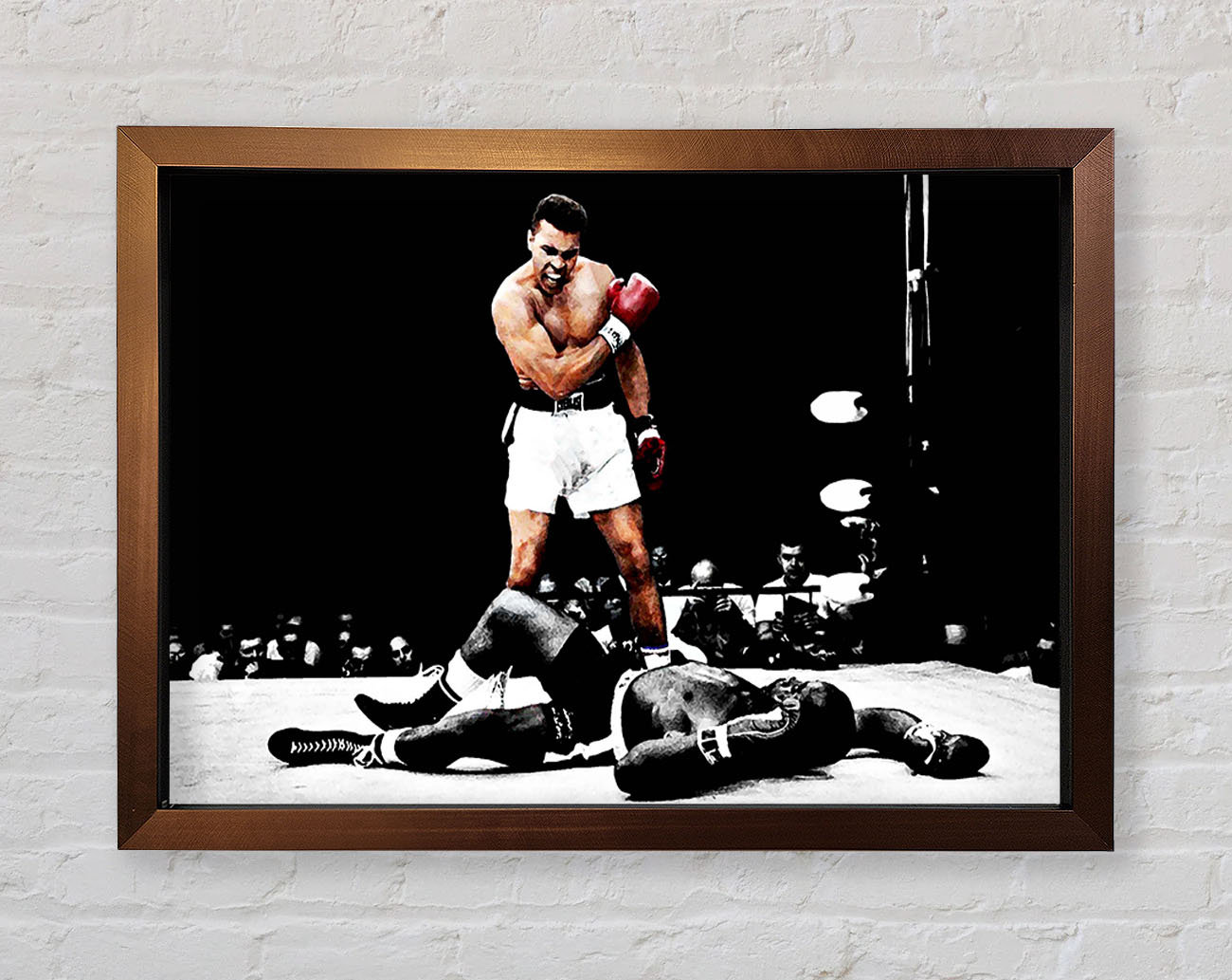 Ebern Designs Muhammad Ali Knock Down - Single Picture Frame Art Prints ...