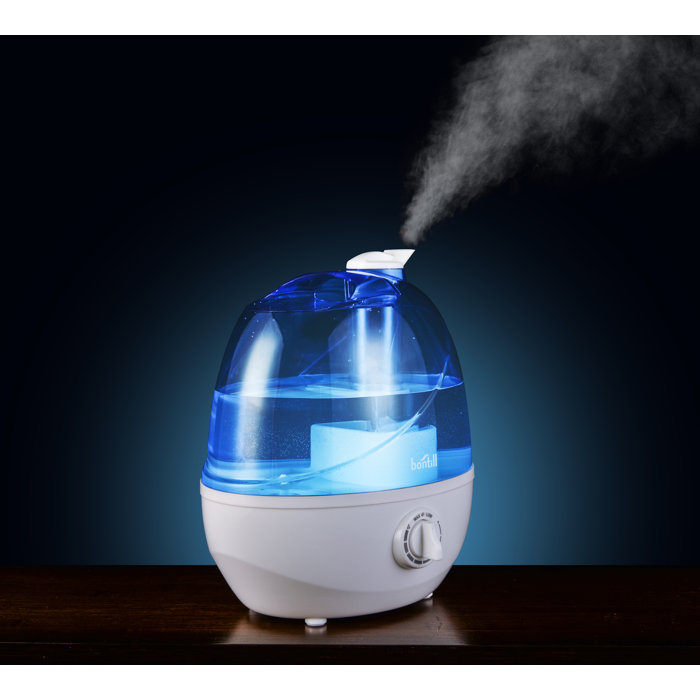 Bontill 0.66 Gallons Cool Mist Ultrasonic Humidifier with Adjustable ...