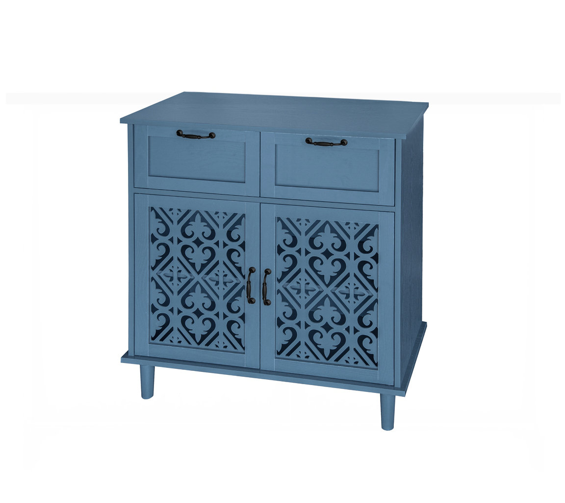 Winston Porter 2 Door 2 Drawer Cabinet | Wayfair