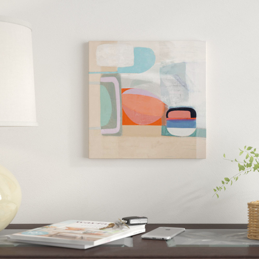 East Urban Home 'Multiform IV' Graphic Art Print on Canvas | Wayfair
