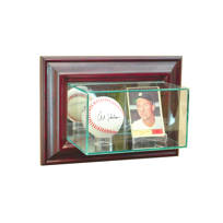 Perfect Cases And Frames 8'' W 5'' D Baseball Glass Ball / Puck Case ...