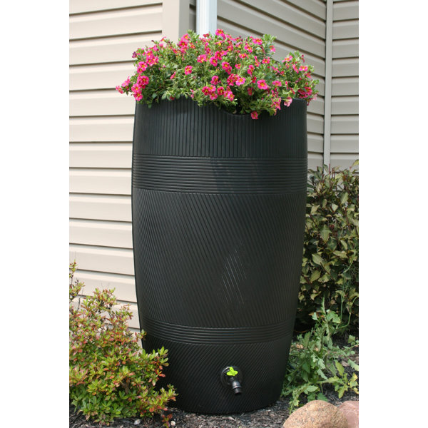Good Ideas Impressions Eco 50 Gallon Rain Barrel & Reviews | Wayfair
