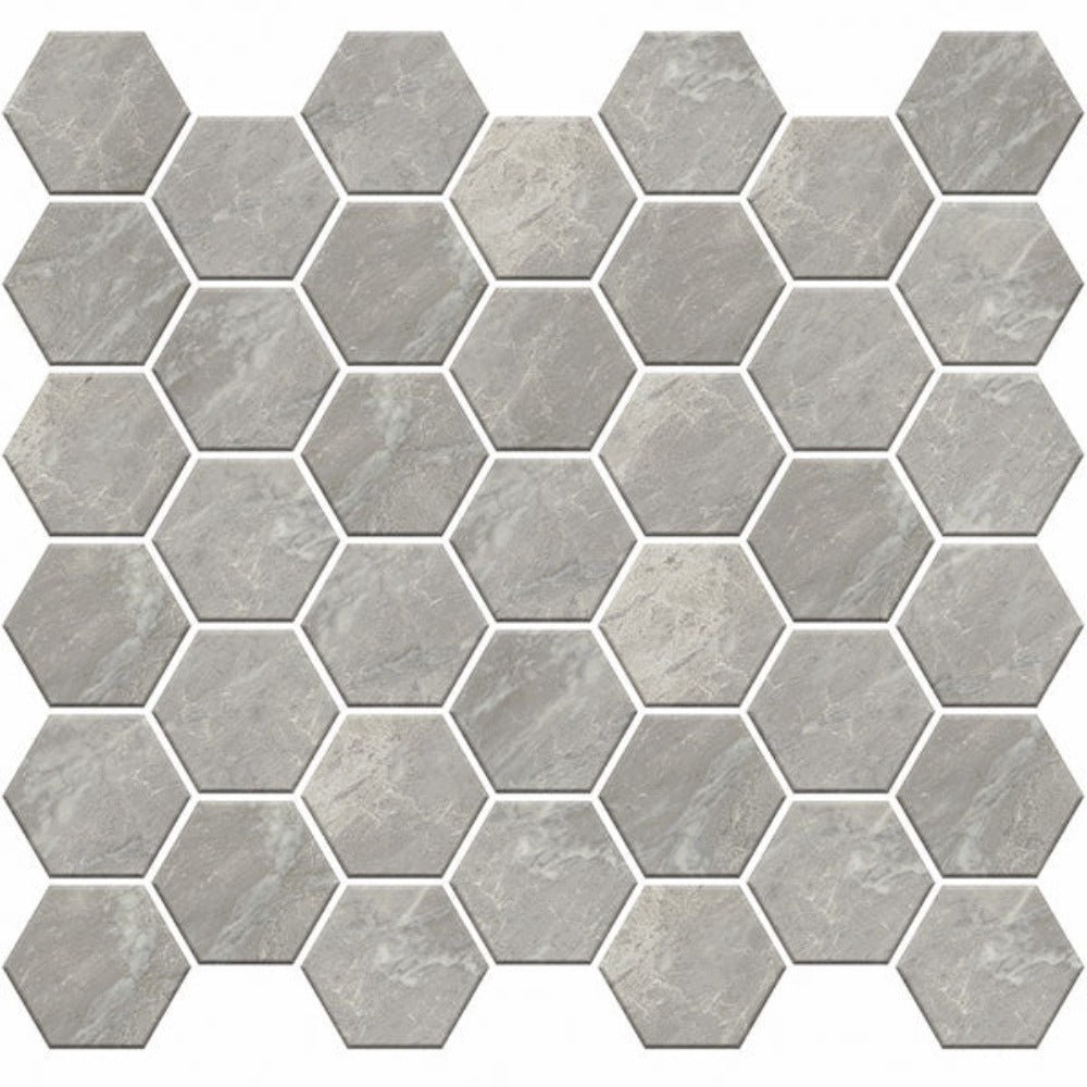 Stone & Tile Shoppe, Inc. 2" x 2" Porcelain Honeycomb Wall & Floor Tile | Wayfair