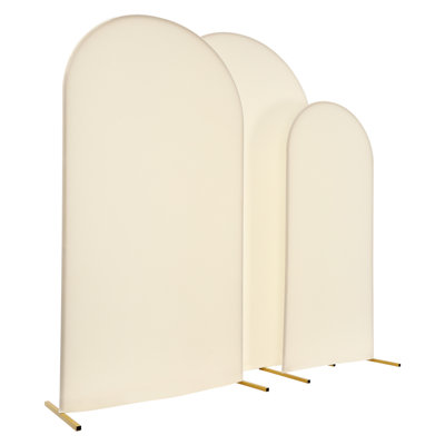 YaoTown 3 Piece Metal Arch Wedding Backdrop Stand Set & Reviews | Wayfair