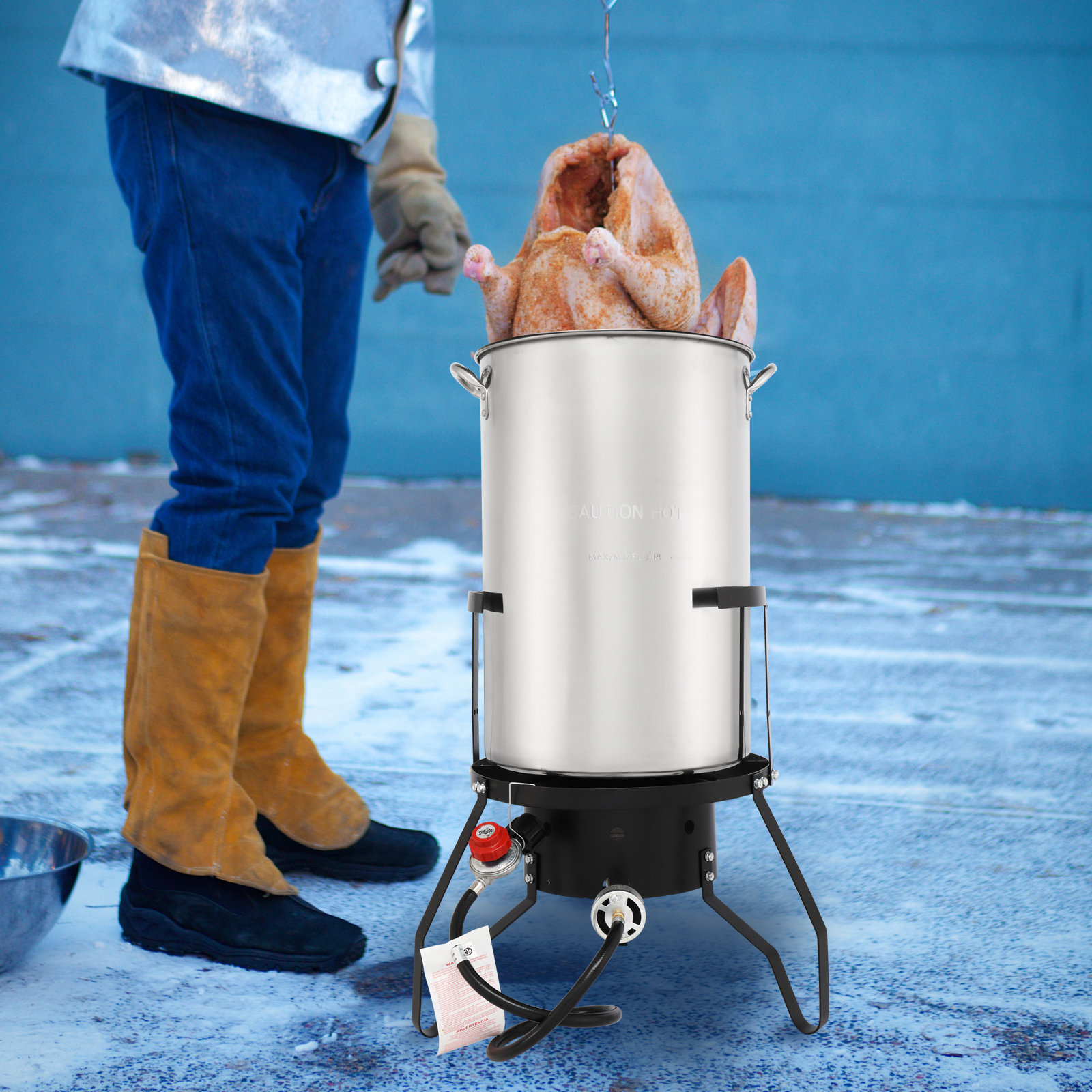 Winado Single Burner High Pressure Propane Turkey Fryer & Reviews | Wayfair