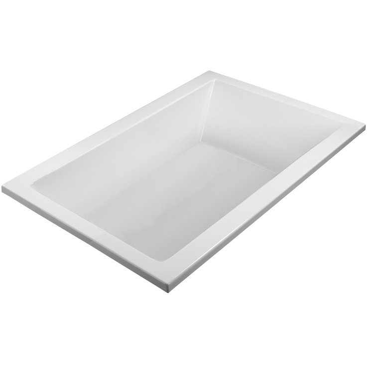MTI Baths 72" x 42" Drop in Soaking Acrylic CXL® Bathtub | Perigold