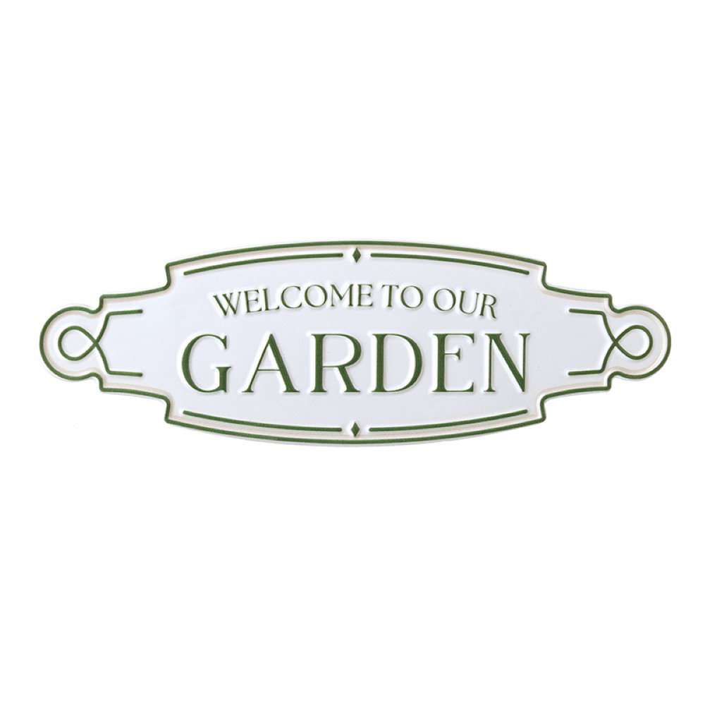 Happy Larry Welcome To Our Garden Sign | Wayfair.co.uk