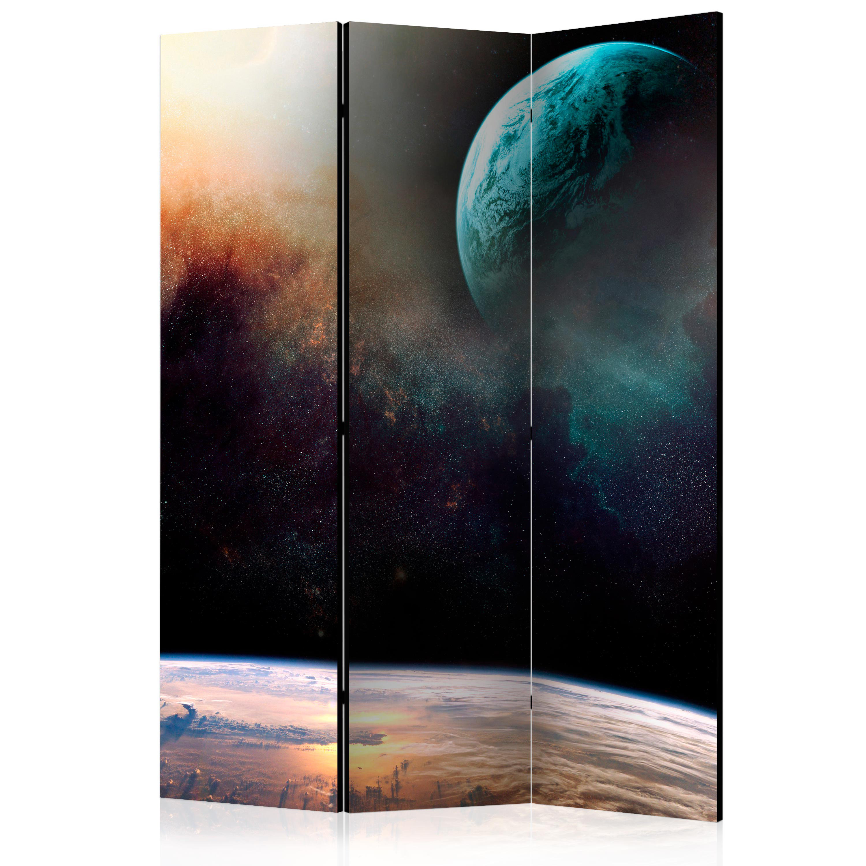 East Urban Home Like Being On Another Planet 53'' W x 68'' H 3 - Panel ...