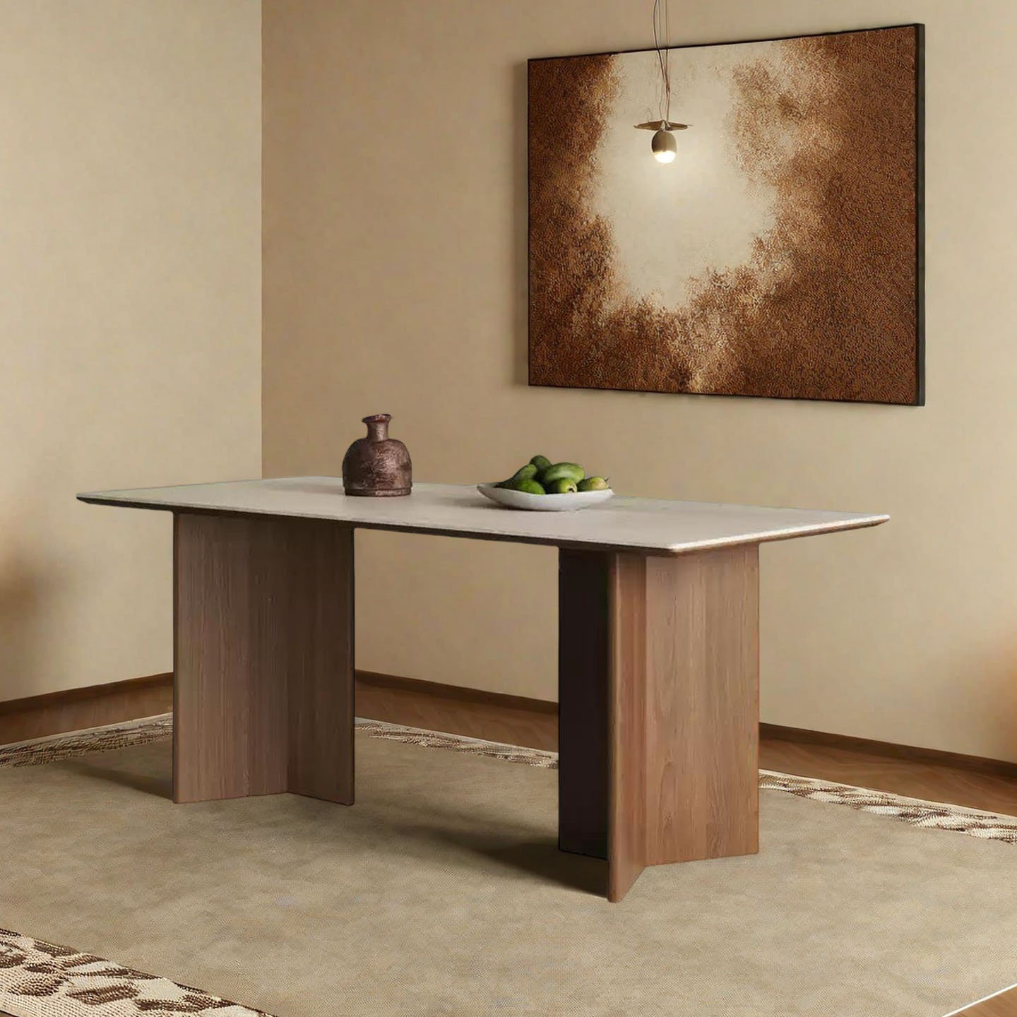 Latitude Run® Italian-Style Slate Dining Table | Wayfair