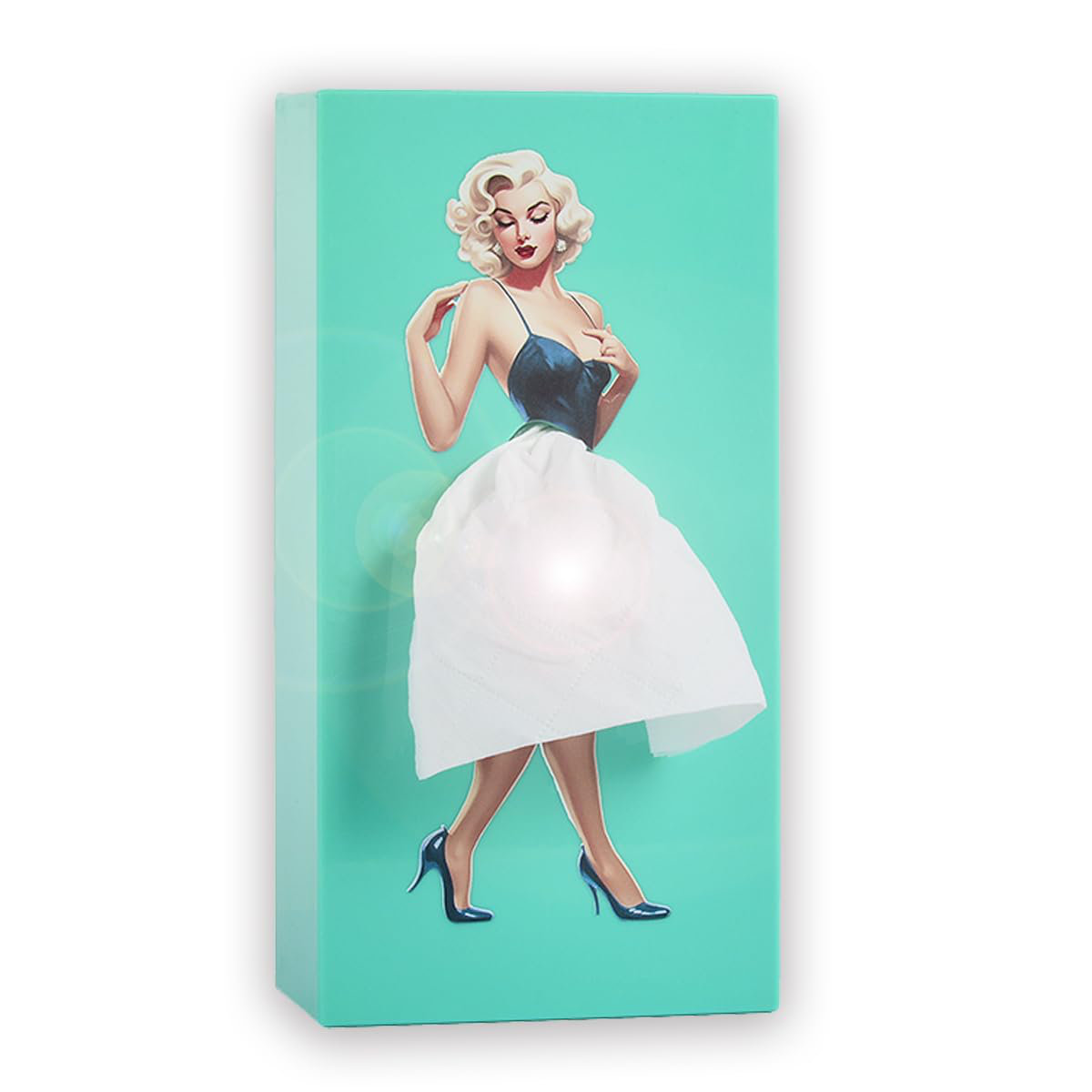 Rosdorf Park Creative Lady Skirt Tissue Box Cover Interesting Retro ...