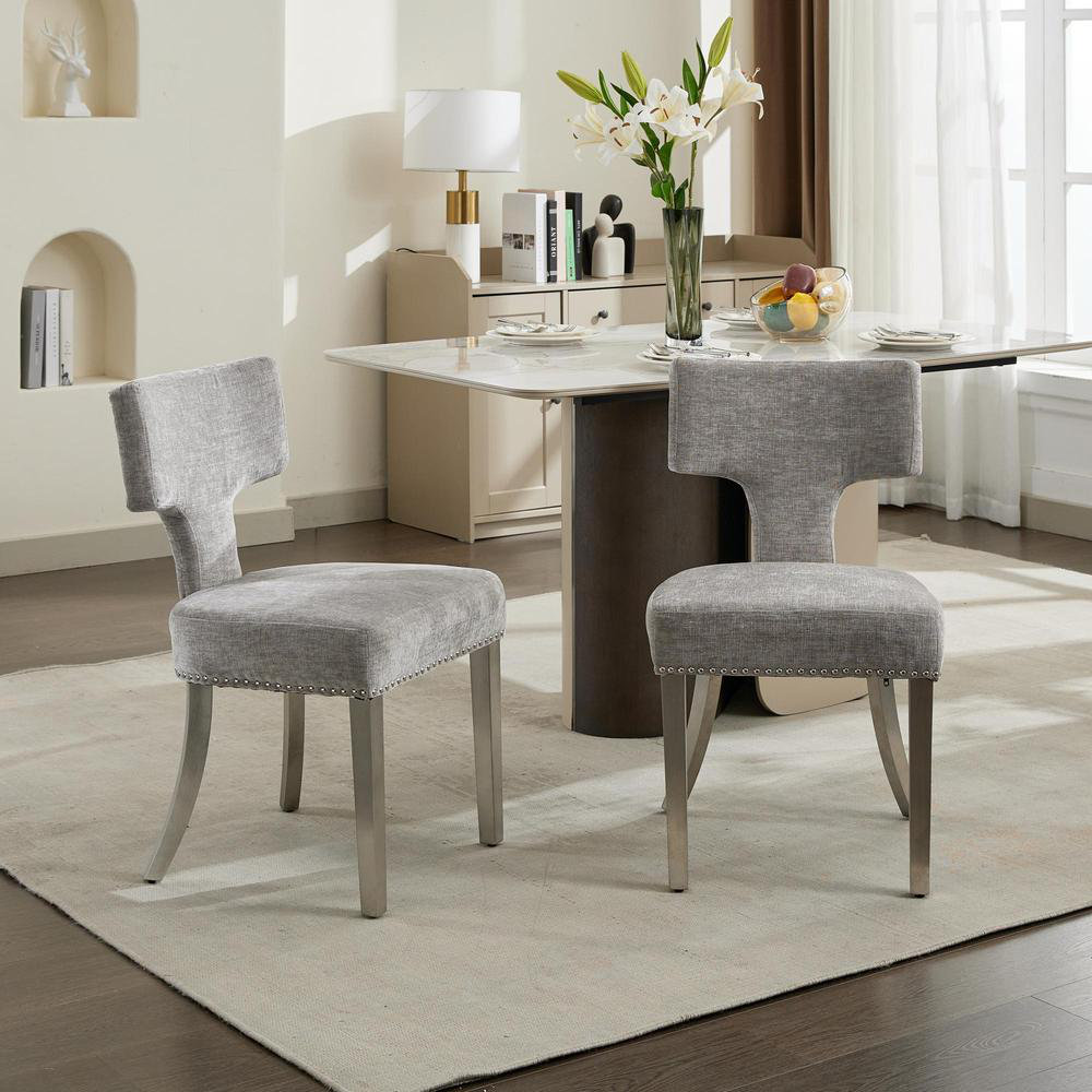 Lark Manor™ Elegant Curved Backrest Chairs | Wayfair