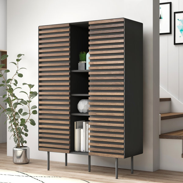 Corrigan Studio Kaison 155cm H x 105cm W Standard Bookcase | Wayfair.co.uk