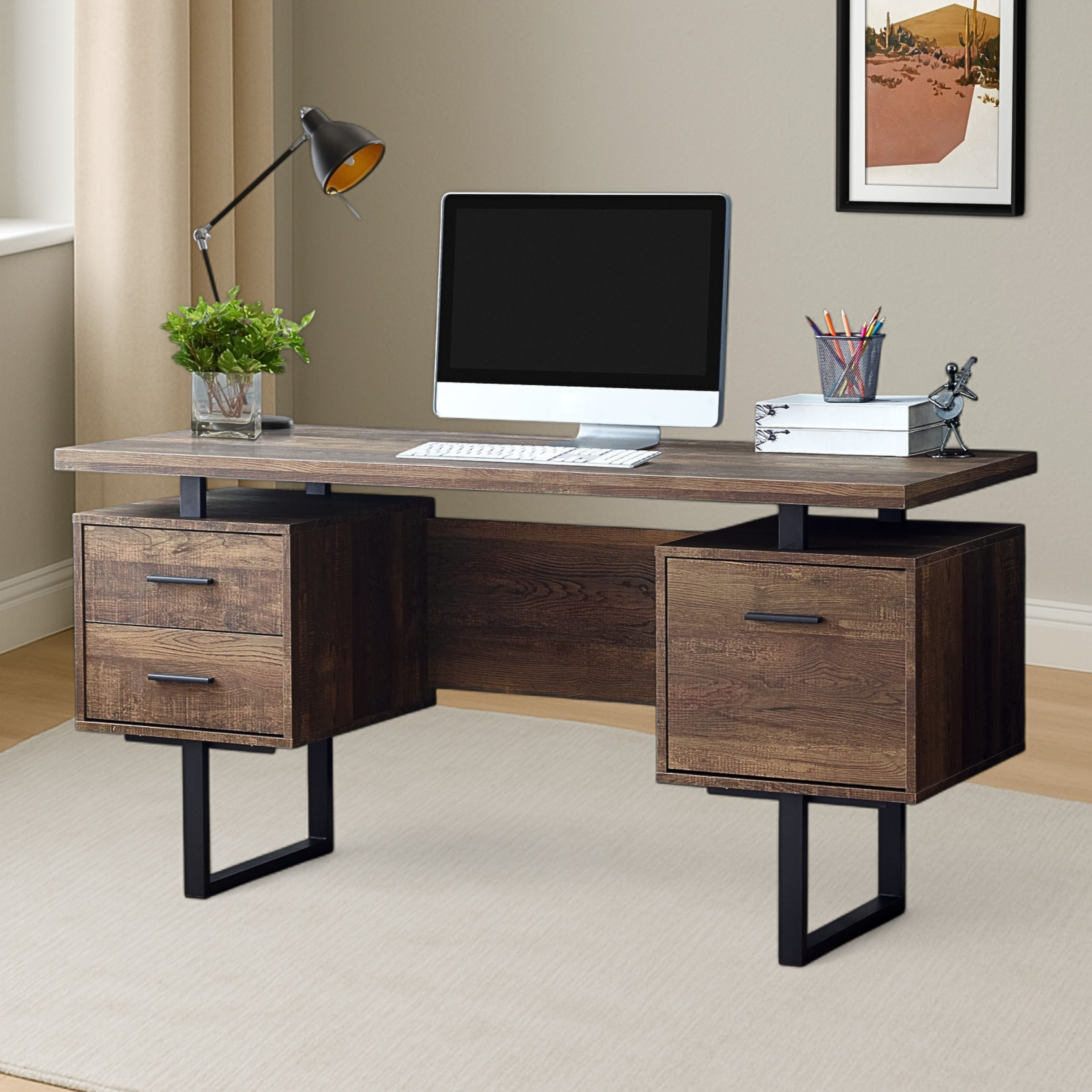 Latitude Run® Massey Computer Desk - Wayfair Canada