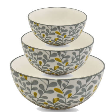 Brilliant Porcelain Decorative Bowl - Set of 5 | Wayfair
