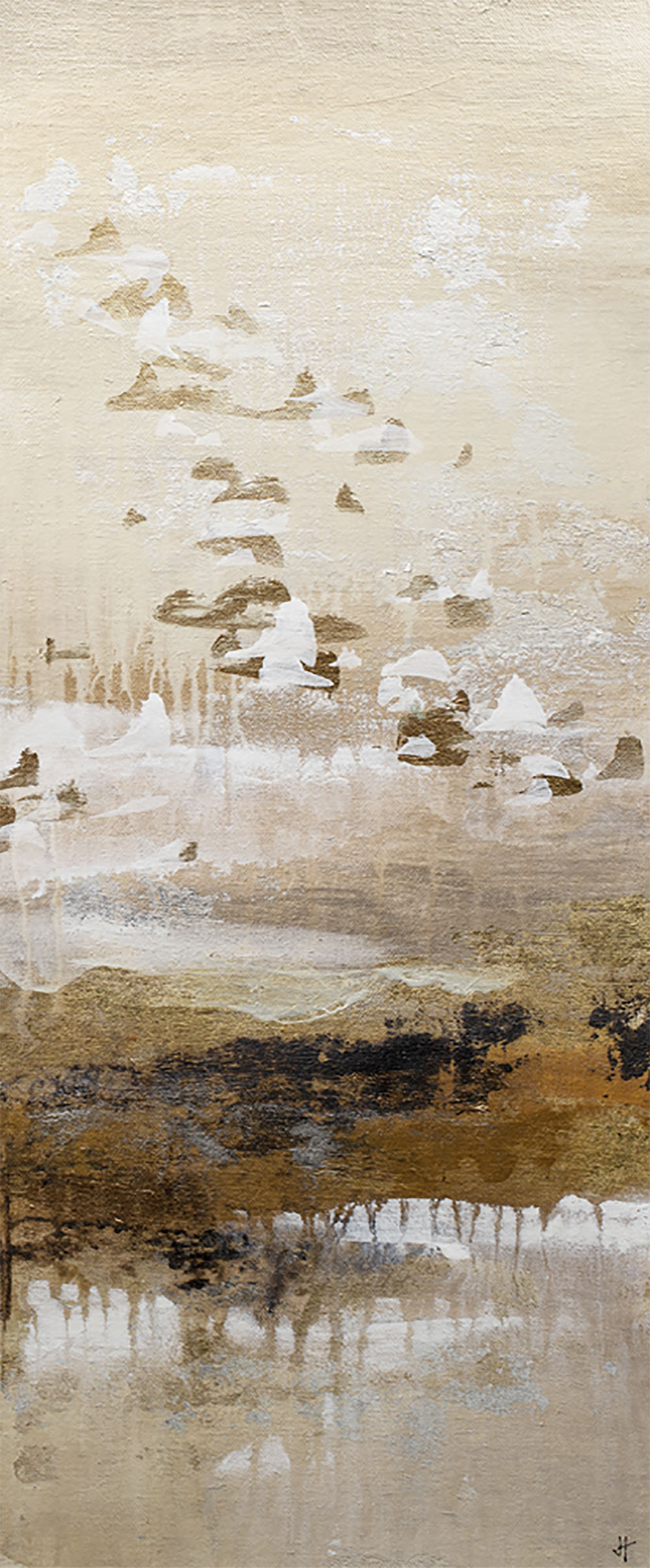 JHR Art Golden Sunlight 2 by Jennifer Hollack Raboin - Painting on ...