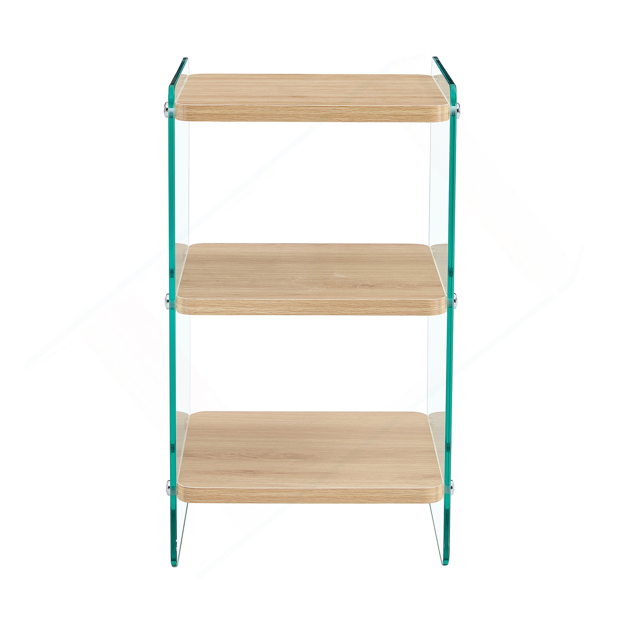 Ebern Designs Three levels of bedside tables. The board surface is MDF ...
