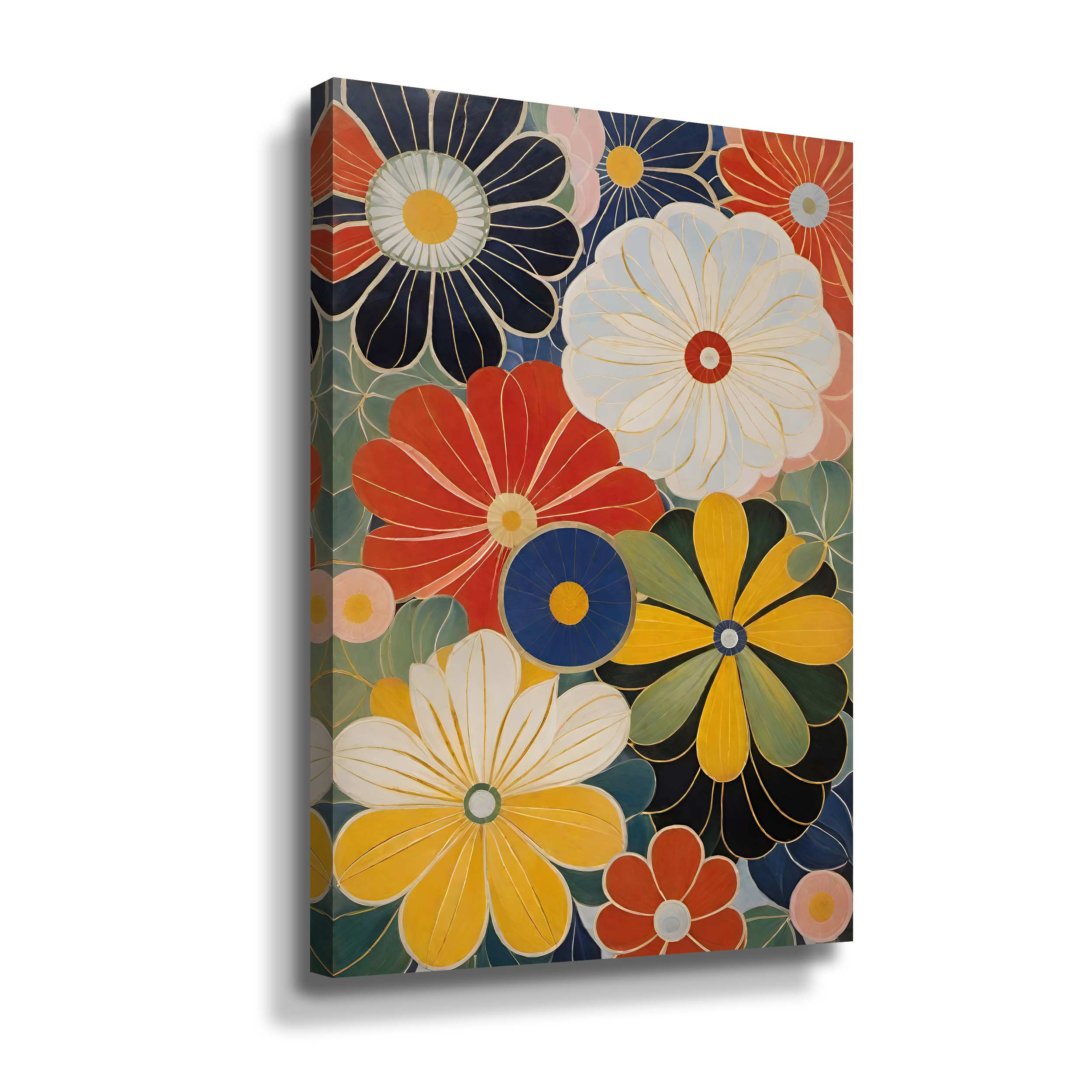 Red Barrel Studio® Nature Vitality Flowers On Canvas by Elena Ray Print ...