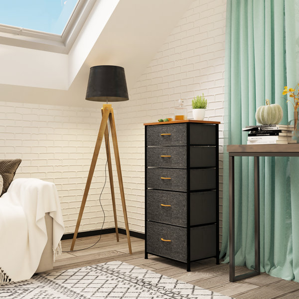 Rebrilliant Ariha 45cm W 5 - Drawer Chest of Drawers | Wayfair.co.uk