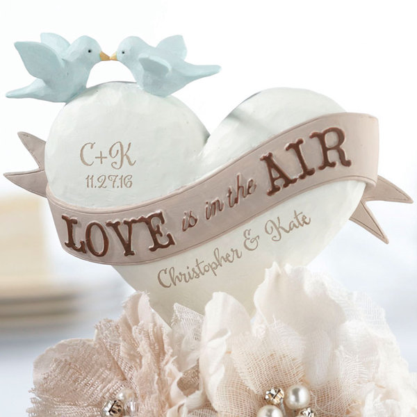 Le Prise™ Love is in the Air Cake Topper | Wayfair