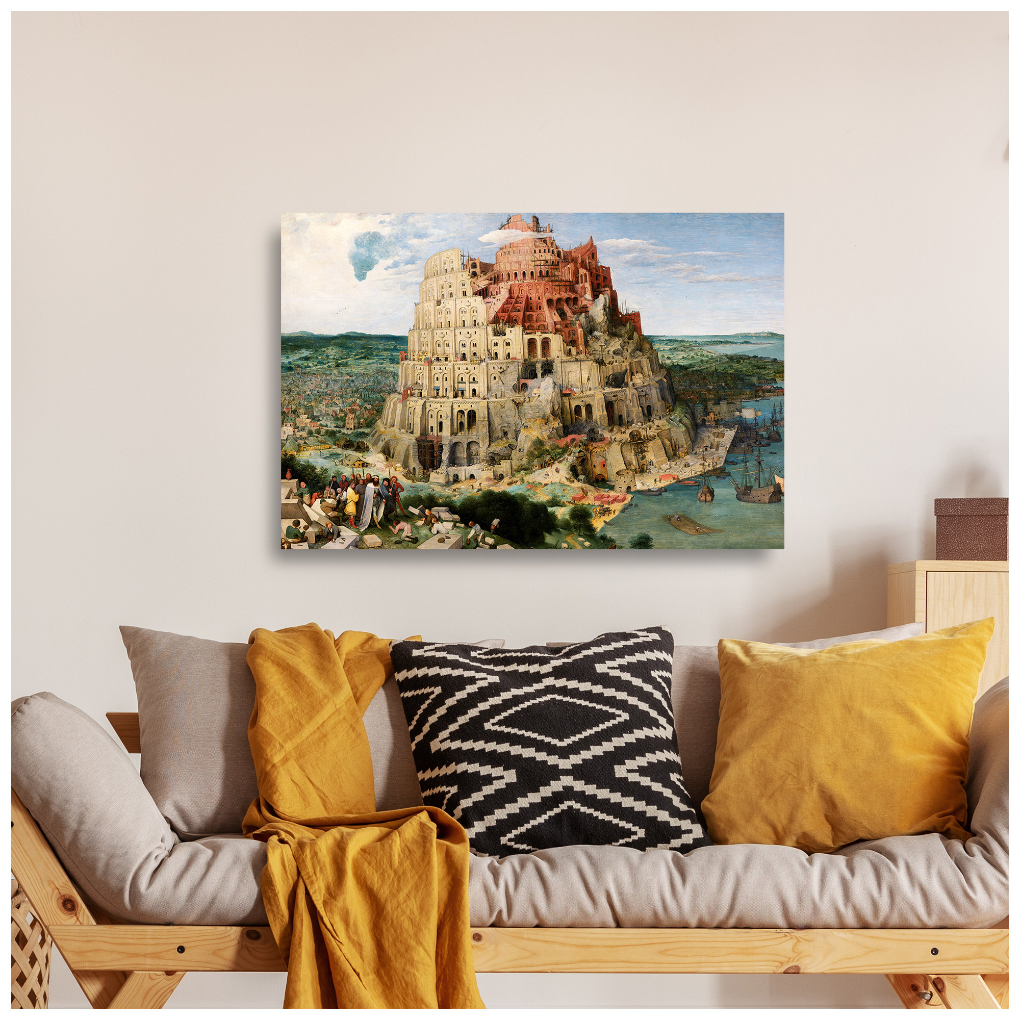 Alcott Hill® The Great Tower of Babel 1563 by Pieter Bruegel the Elder ...
