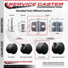 Service Caster Nylon Wheel Caster with Side Mounting Bracket | Wayfair
