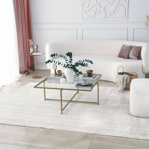 Gold Square Coffee Tables You'll Love | Wayfair