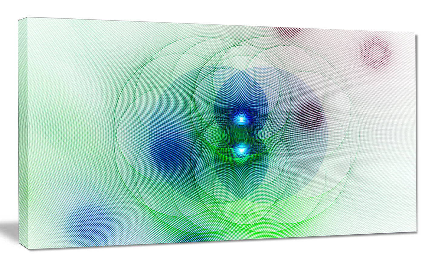 Wade Logan® 'Merge Colored Spheres.' Graphic Art on Wrapped Canvas ...