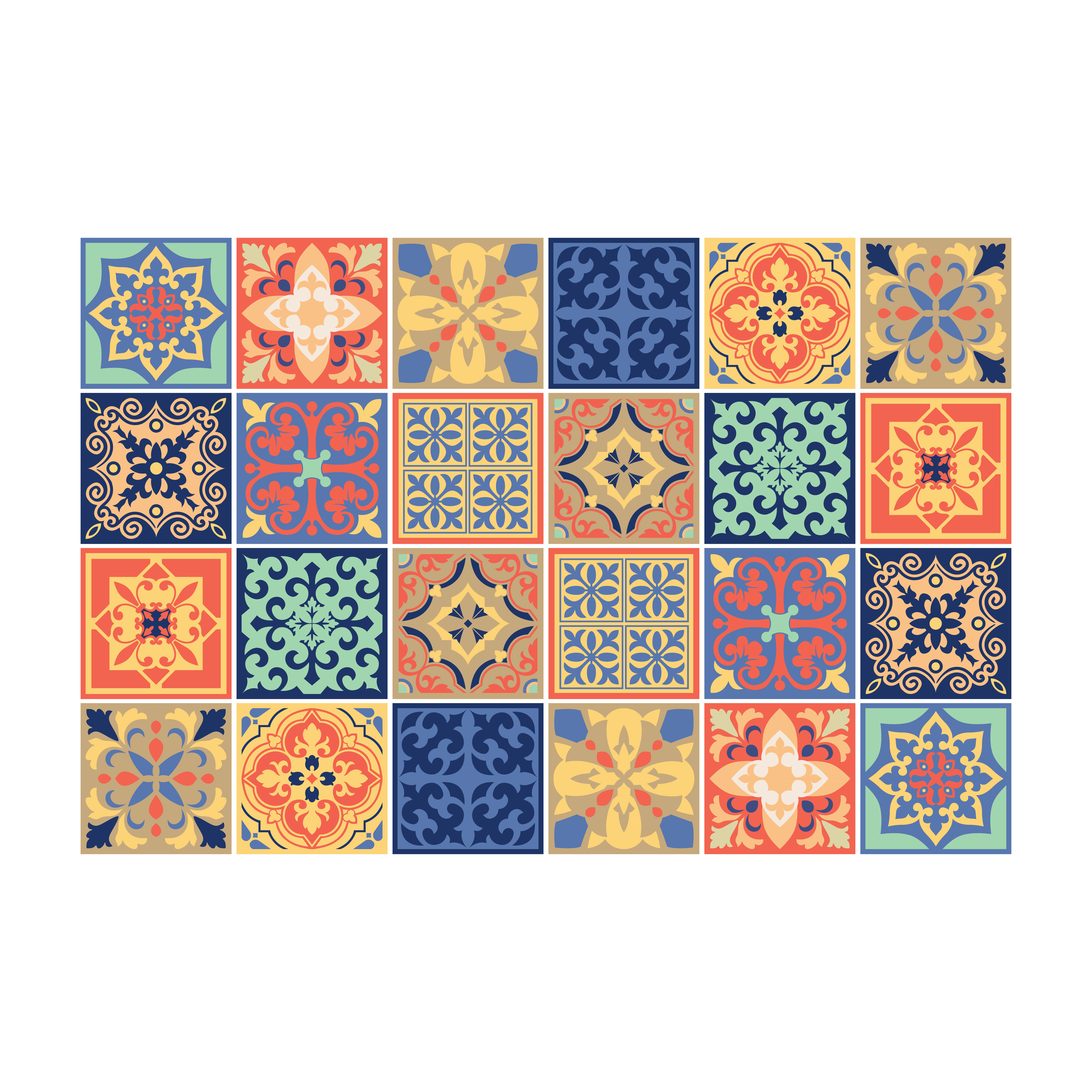 World Menagerie Grindle 15cm x 15cm PVC Mosaic Tile & Reviews | Wayfair ...