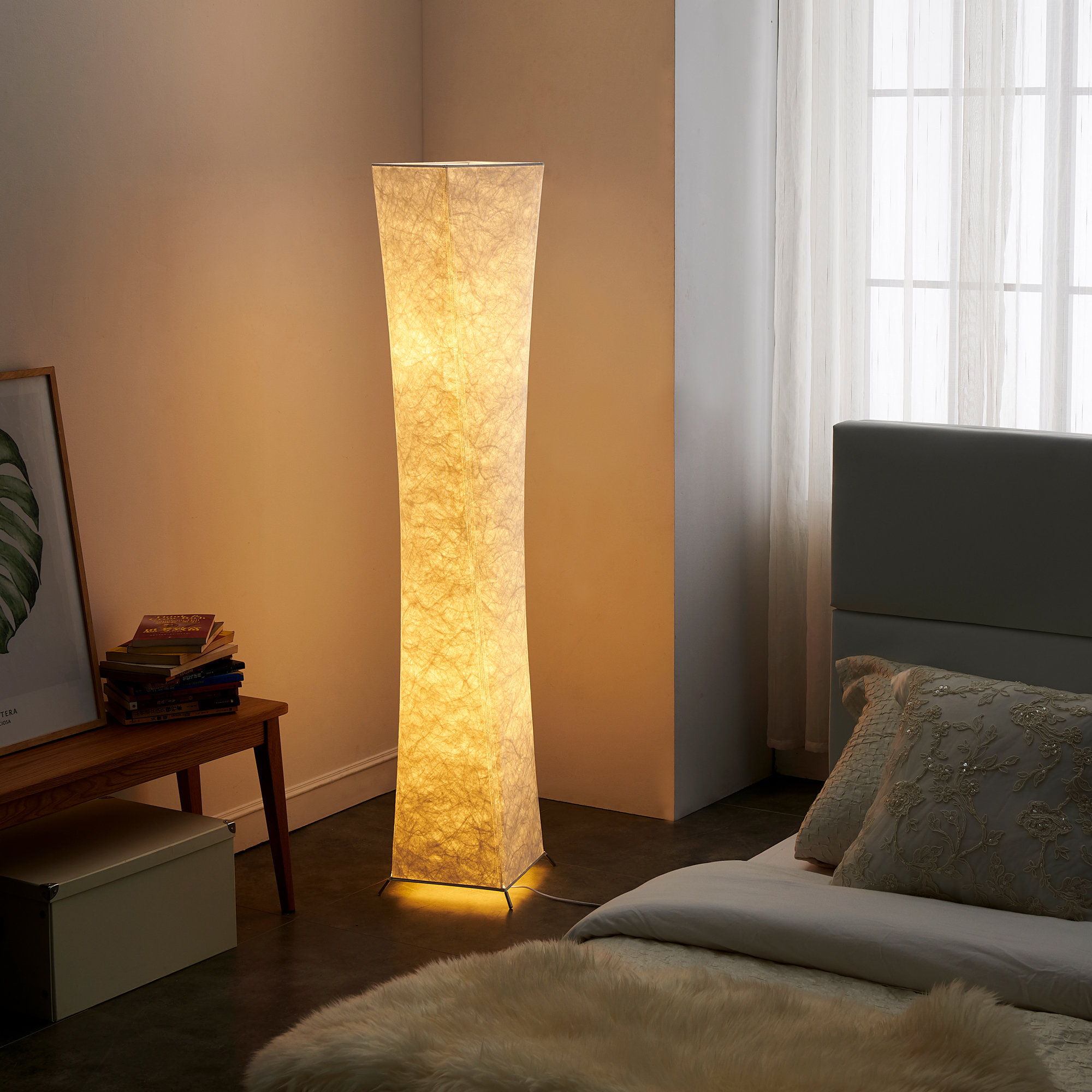 Orren Ellis Galilhai 61" Column Floor Lamp - Wayfair Canada