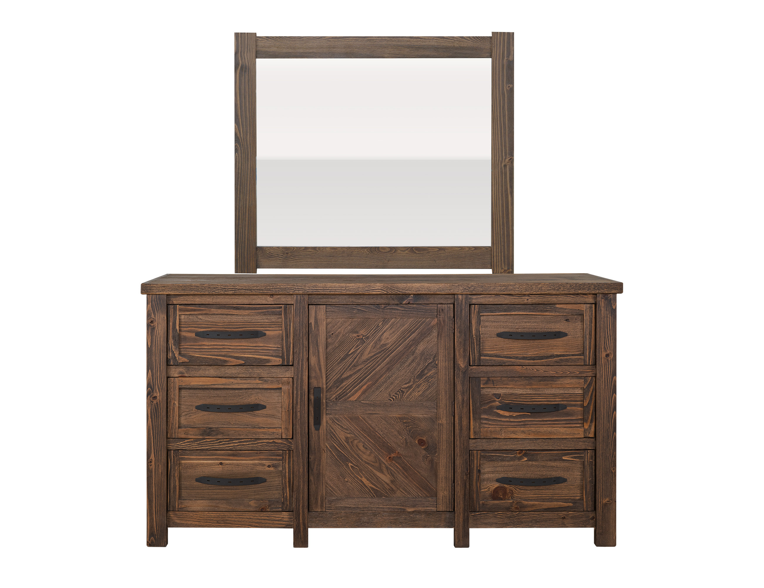Millwood Pines Gladies 6 Drawer & 1 Door, Dresser | Wayfair