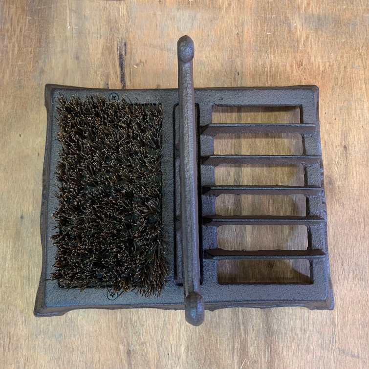 Marlow Home Co. Spriggs Cast Iron Ornate Boot Scraper | Wayfair.co.uk