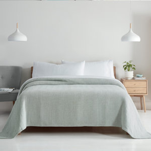 Aston & Arden All Season Cotton Blend Throw | Wayfair