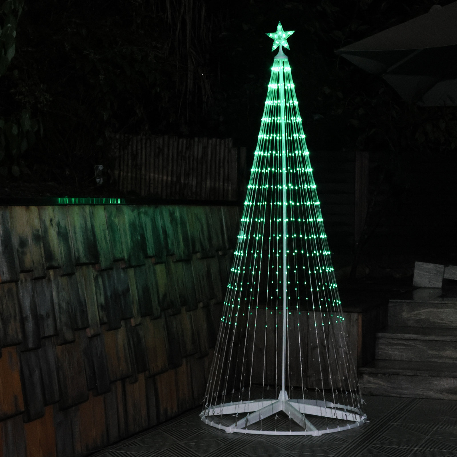 The Holiday Aisle® 7.55 Ft Led Christmas Tree Lighted Display - Wayfair ...