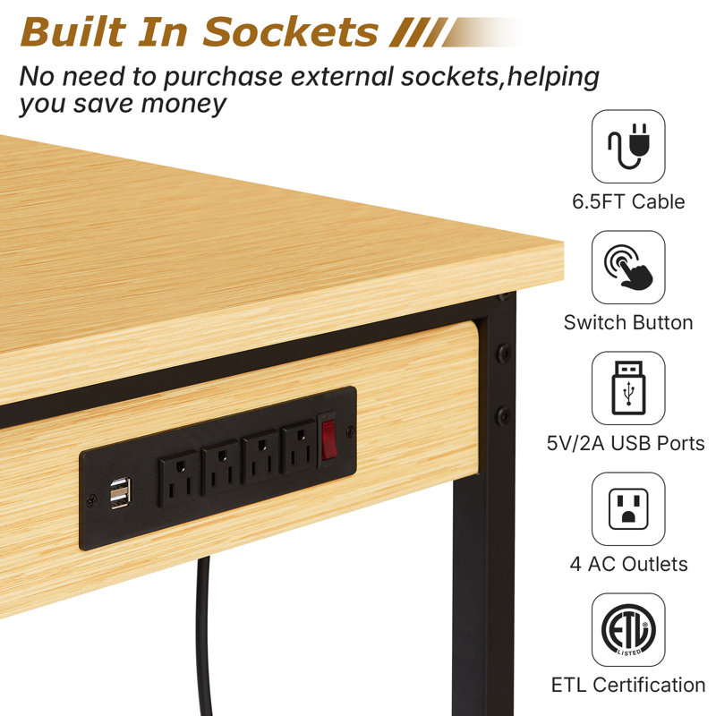 WFX Utility™ 48" Heavy Duty Work Bench, Adjustable Workbench with ...