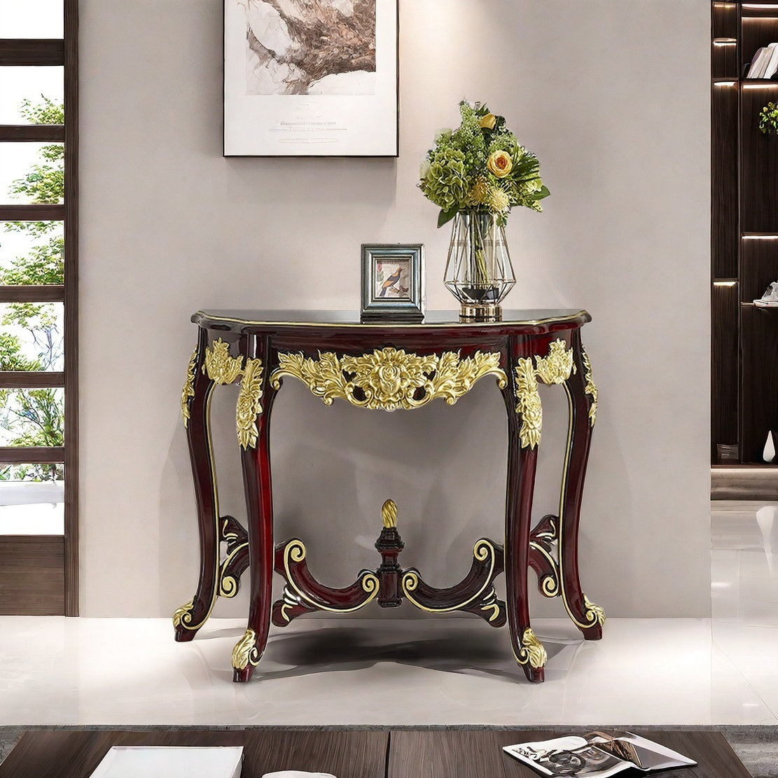 Liu's ink furniture Retro Elegant Console Table | Wayfair