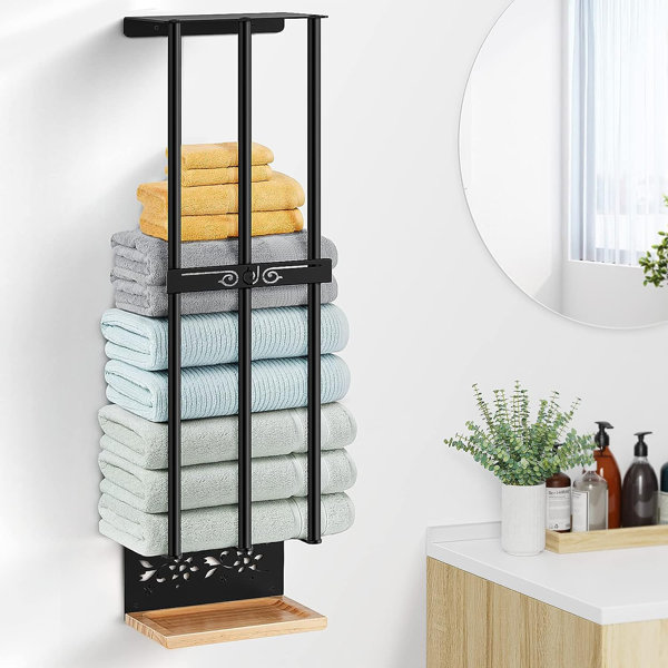 Elaine Mercure Wall Towel Rack | Wayfair