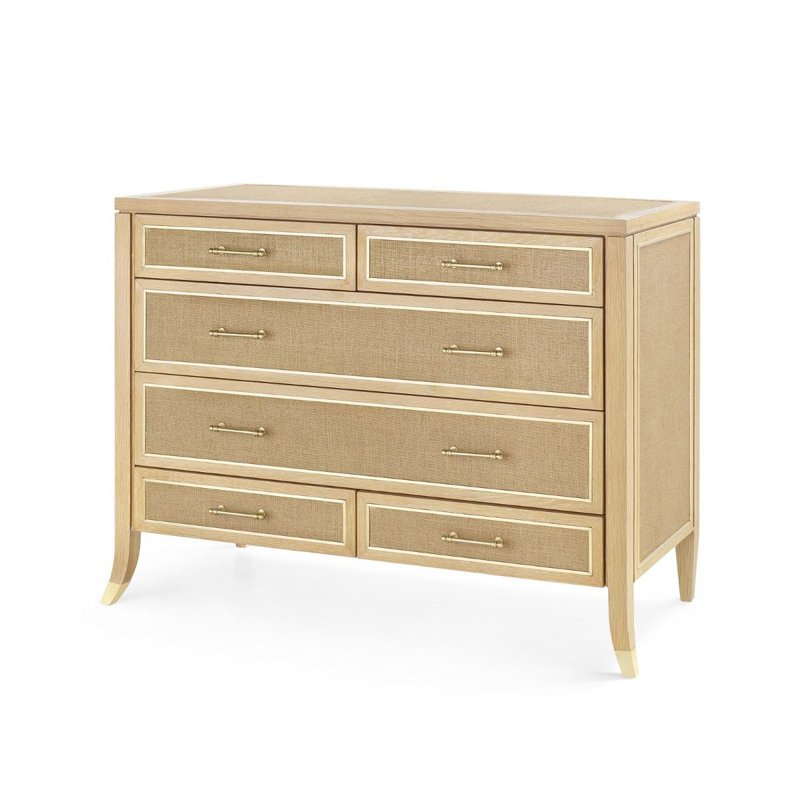 Villa & House (originally Bungalow 5) Paulina 6 Drawer 42.5" W Solid ...