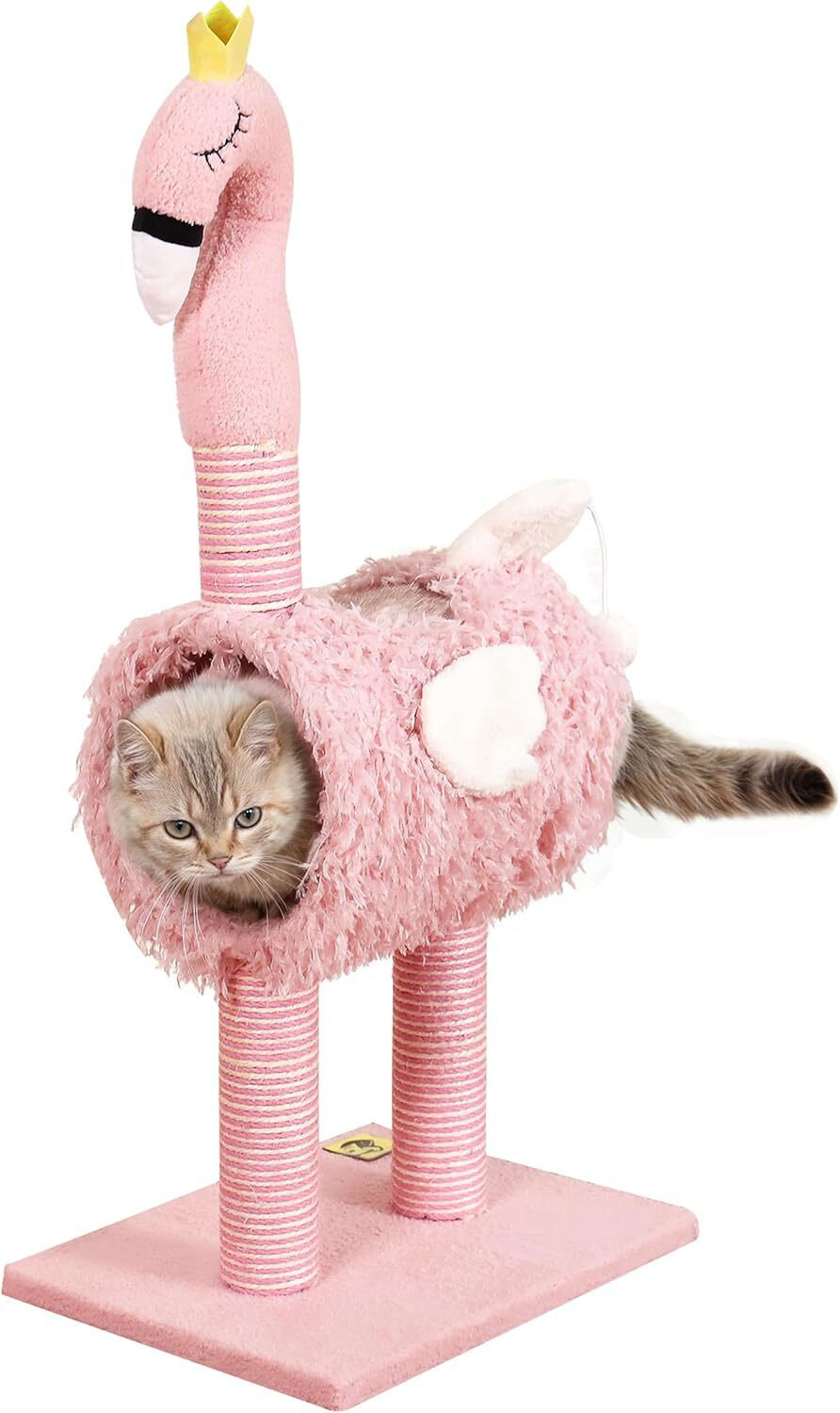 Tucker Murphy Pet™ Flamingo Cat Tree – Climbing Tower with Sisal ...