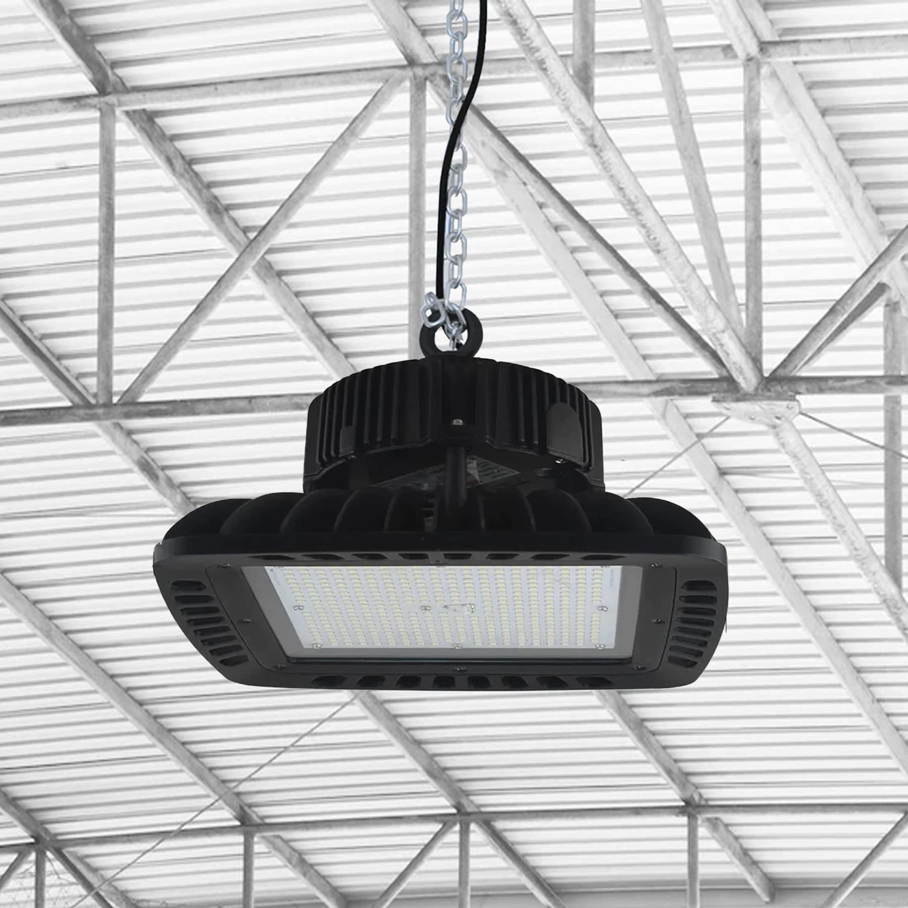 Wen Lighting 240W Dimmable LED UFO High Bay Ceiling Light for Factory ...