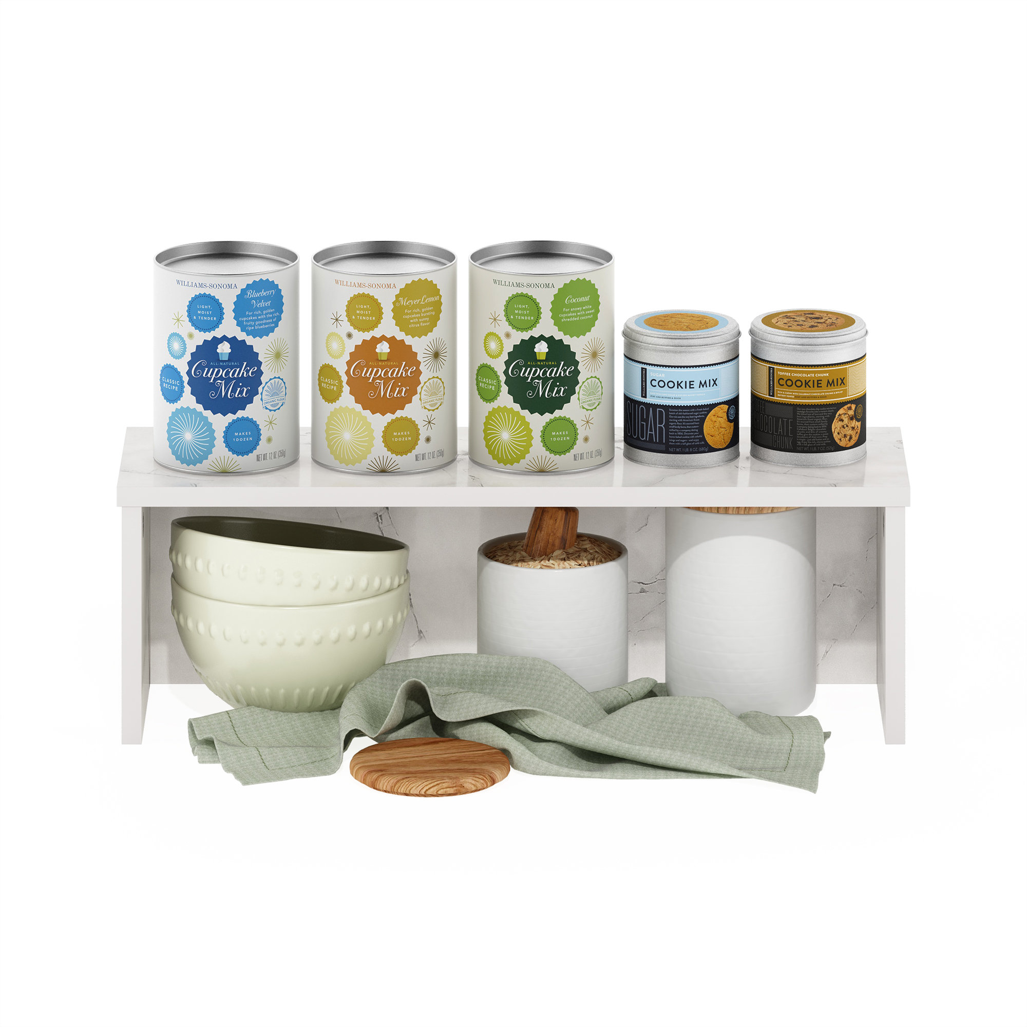 Ivy Bronx Faygah Wood Kitchen Counter Stackable Organizer Shelf ...