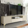 Fairmont Park Cashmire 200 CM TV Unit | Gold Accents | Fluted Fronts ...