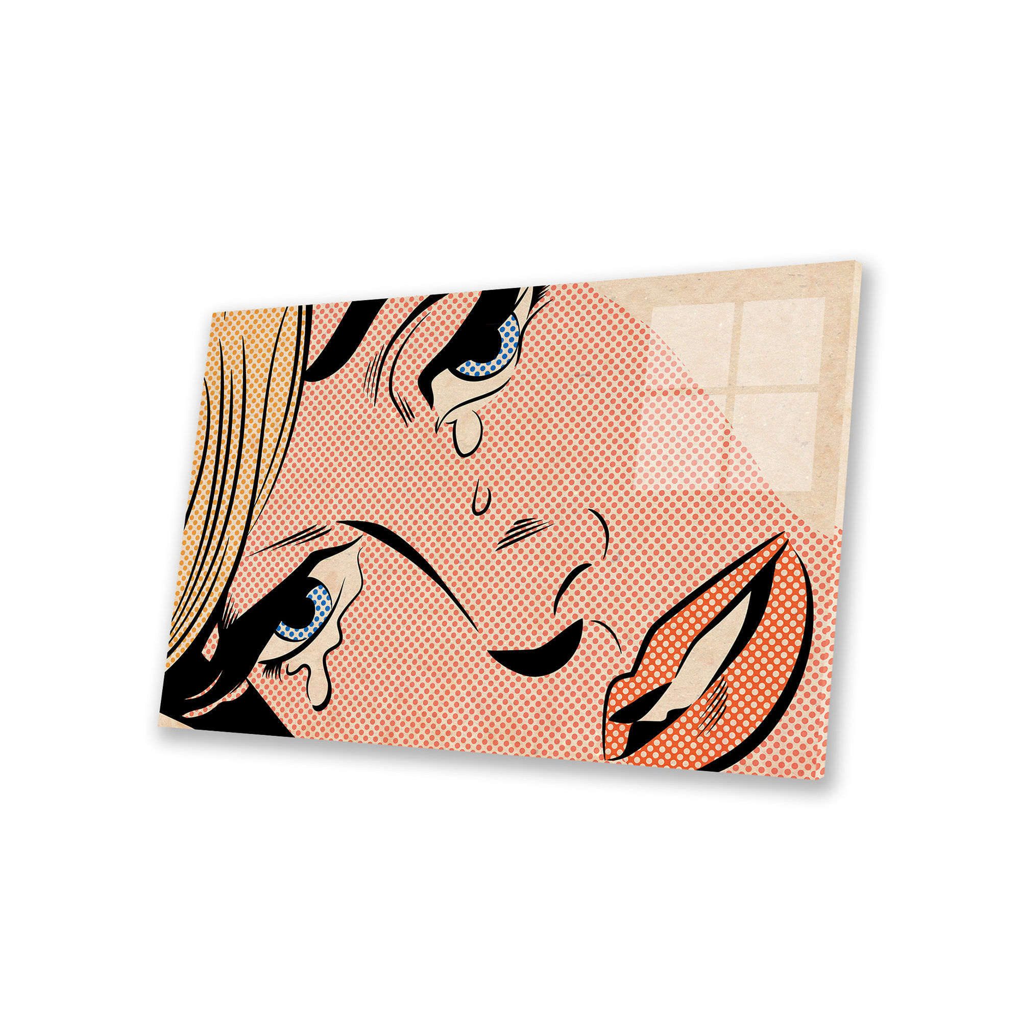Mercer41 Crying Woman III by Joseph McDermott - No Frame Painting | Wayfair