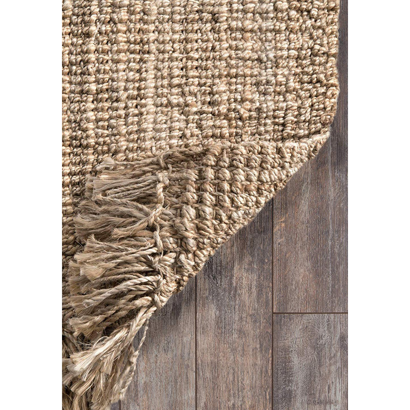 Highland Dunes Venuti Handmade Jute/Sisal Beige Rug | Wayfair