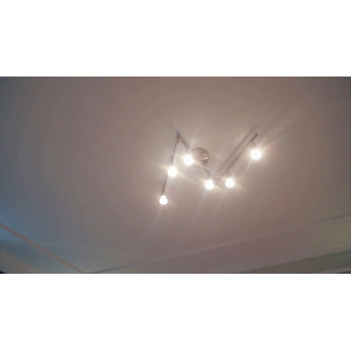 AIBOO 45.5'' 6 -Light Swing Arm Track Track Kit with Dimmable and ...