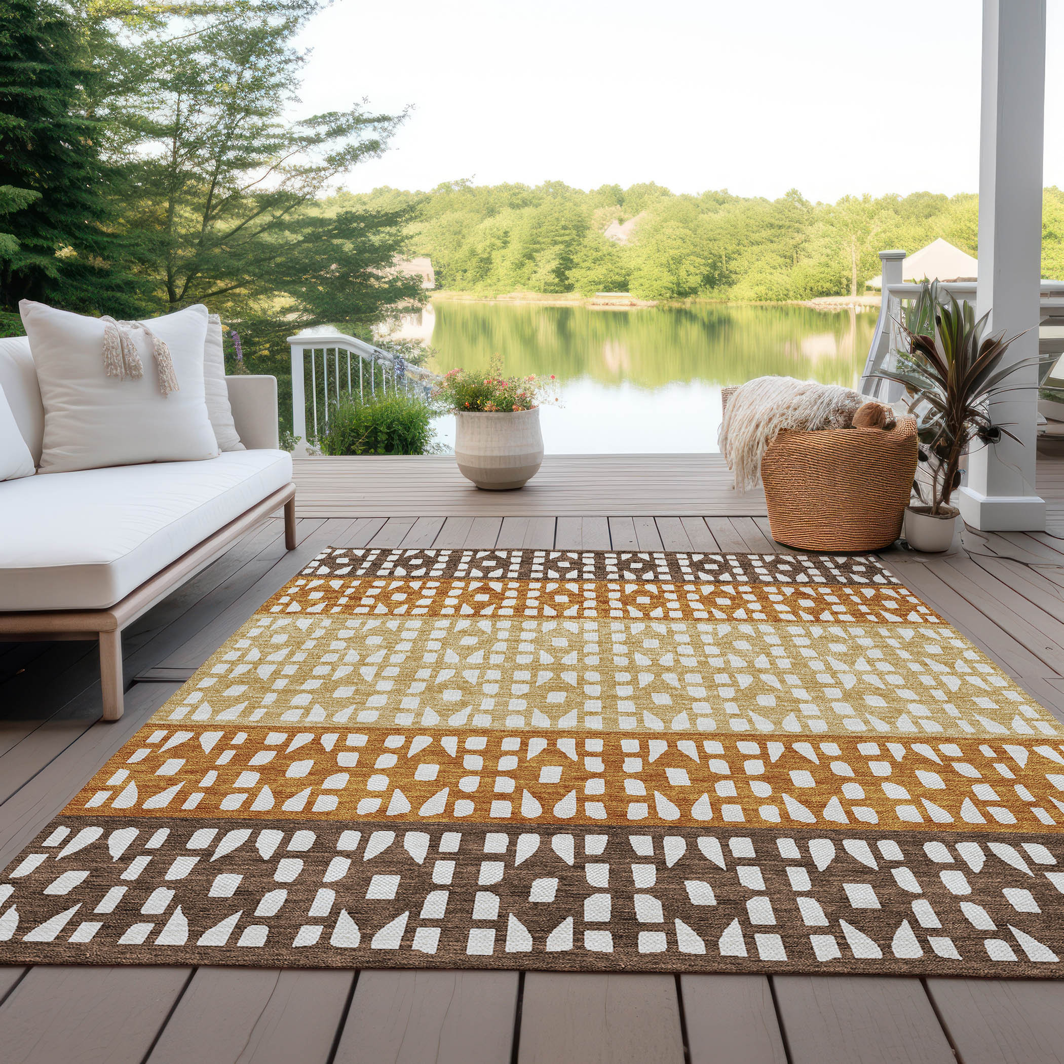 Wade Logan® Chayden Area Rug with Non-Slip Backing | Wayfair