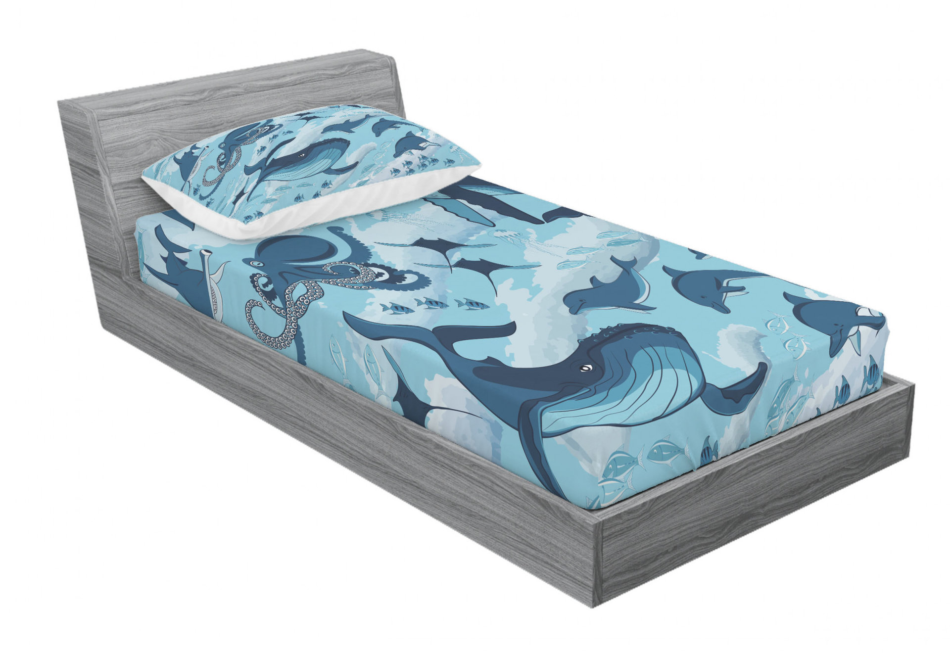 Ambesonne Shark Sheet Set | Wayfair