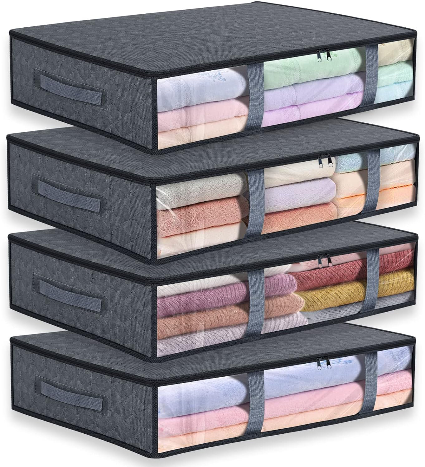 Latitude Run® Clothes Storage Bags Under Bed Storage Containers ...